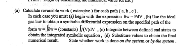 Solved (Hint: Begin by calculating the numerical value for | Chegg.com