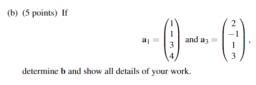 Solved (10 total points) Let Ax=b be a linear system whose | Chegg.com