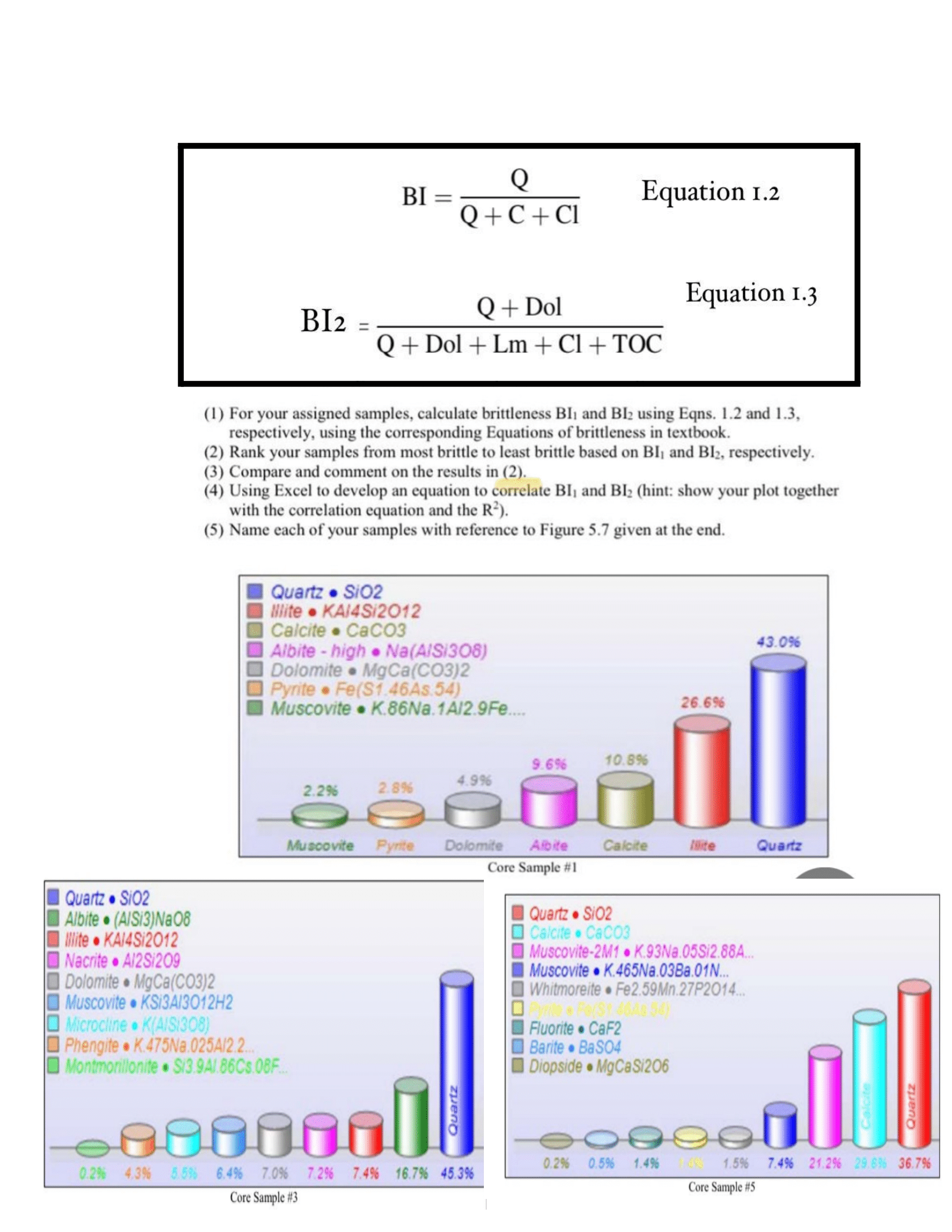 BI=Q+C+ClQ Equation I.2 BI2=Q+Dol+Lm+Cl+TOCQ+Dol | Chegg.com