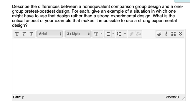Solved Describe the differences between a nonequivalent | Chegg.com