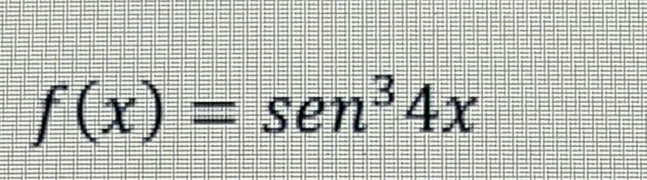Solved f(x) = sen 4x | Chegg.com