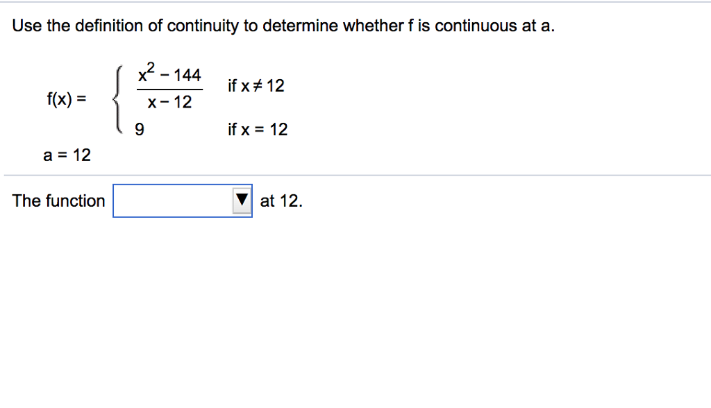 Solved Use the definition of continuity to determine whether | Chegg.com