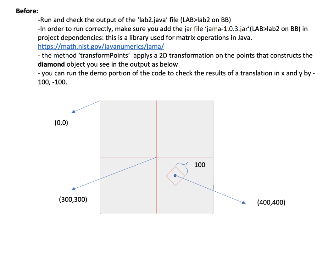 efore: -Run and check the output of the 'lab2.java' | Chegg.com