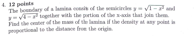 Solved 4. 12 points The boundary of a lamina consits of the | Chegg.com