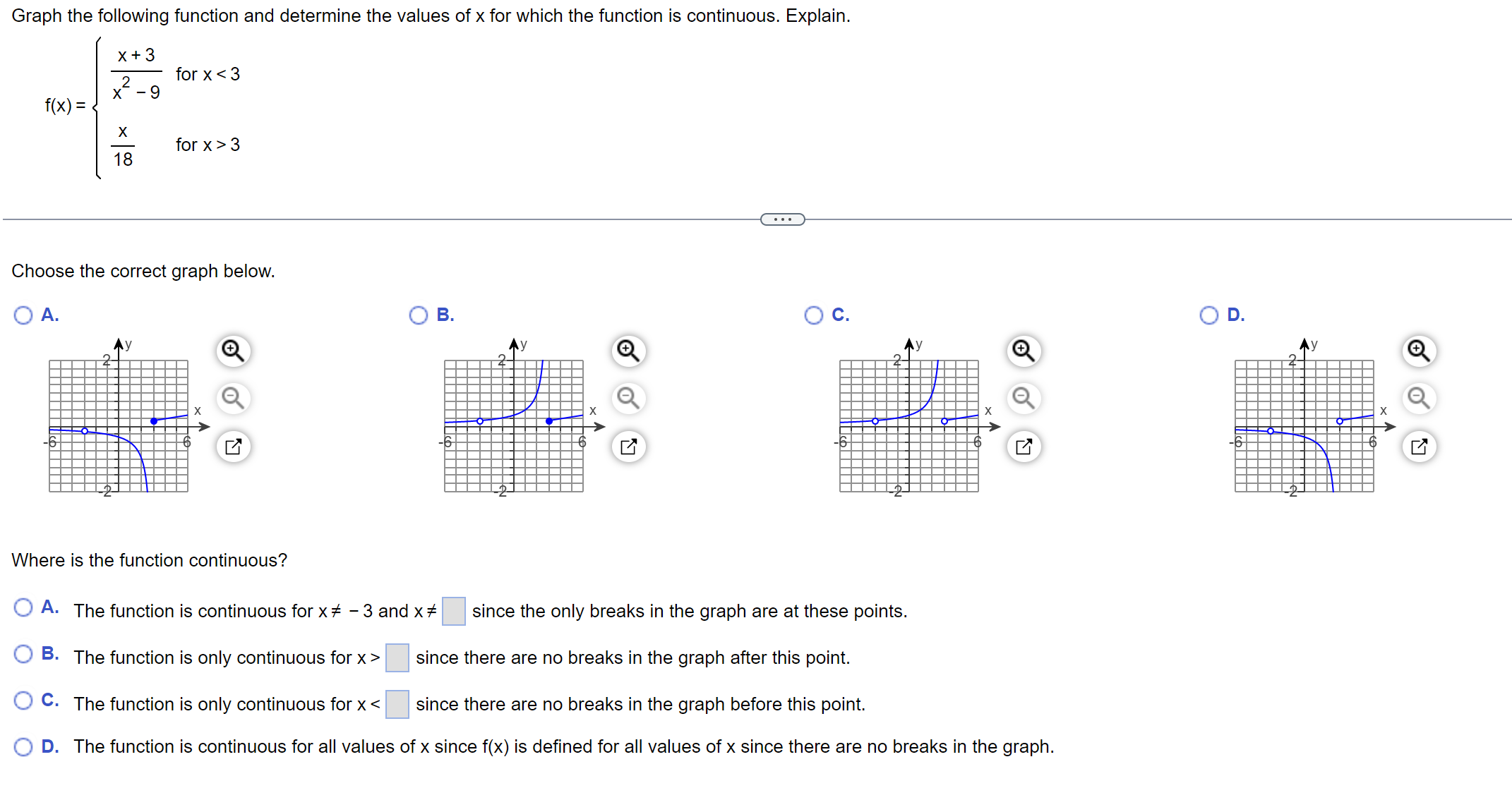 Solved Graph the following function and determine the values | Chegg.com