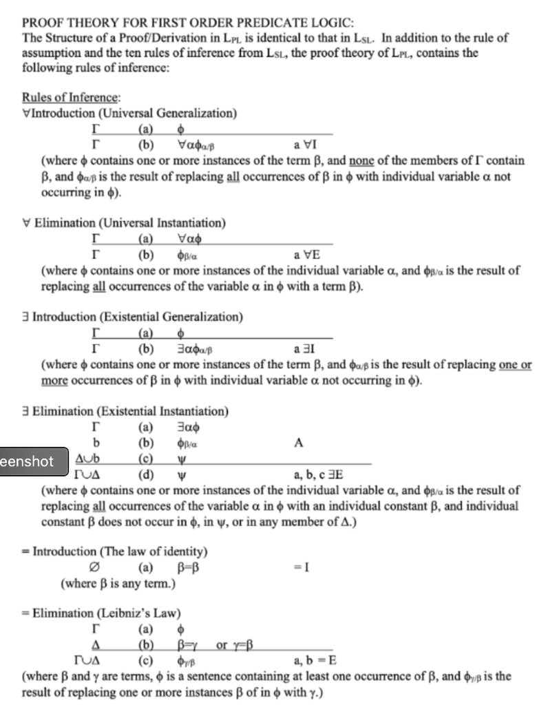 FIRST ORDER PREDICATE LOGIC 11. Prove using primitive | Chegg.com