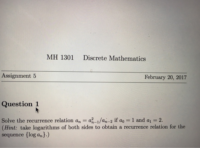 Advanced math Archive | February 20 2017 | Chegg.com