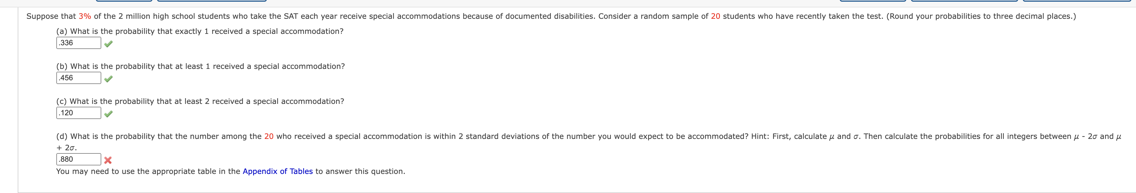 Solved (a) What is the probability that exactly 1 received a | Chegg.com