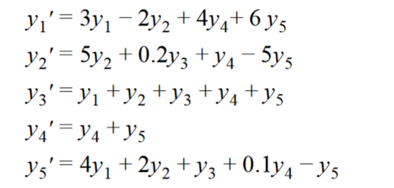 Solved [Differential Equations, Matlab] The following | Chegg.com