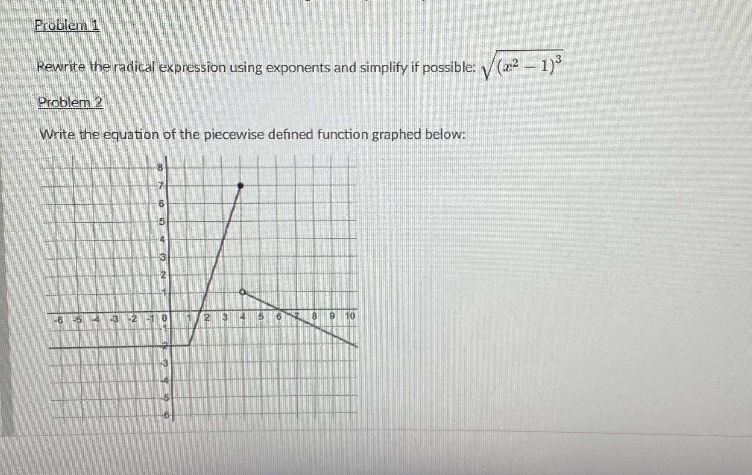 Solved Rewrite the radical expression using exponents and | Chegg.com