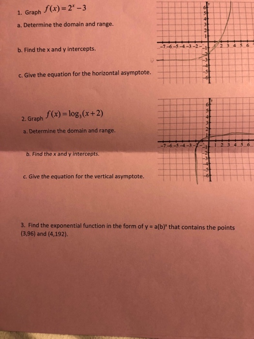 Solved 1 Graph x 2 3 A Determine The Domain And Range Chegg Solved 1 Graph x 2 3 A Determine The Domain And Range Chegg