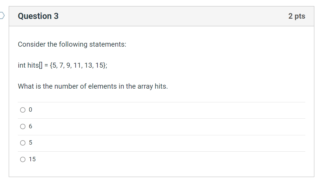 Solved Question 3Consider the following statements:int | Chegg.com Solved Question 3Consider the following statements:int | Chegg.com