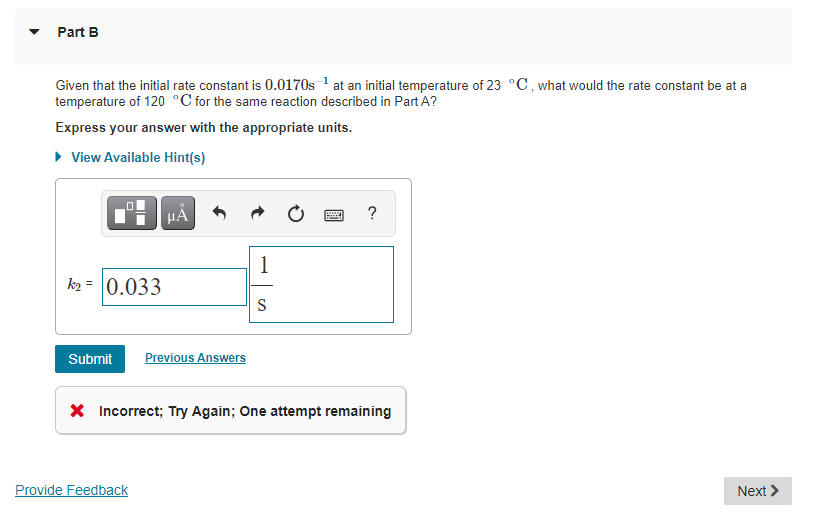Solved v Part A The Arrhenius equation shows the | Chegg.com