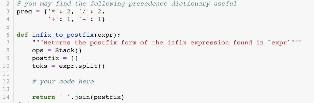 Solved 1 # 2 class Stack: 3 4 5 class Node: def init (self, | Chegg.com