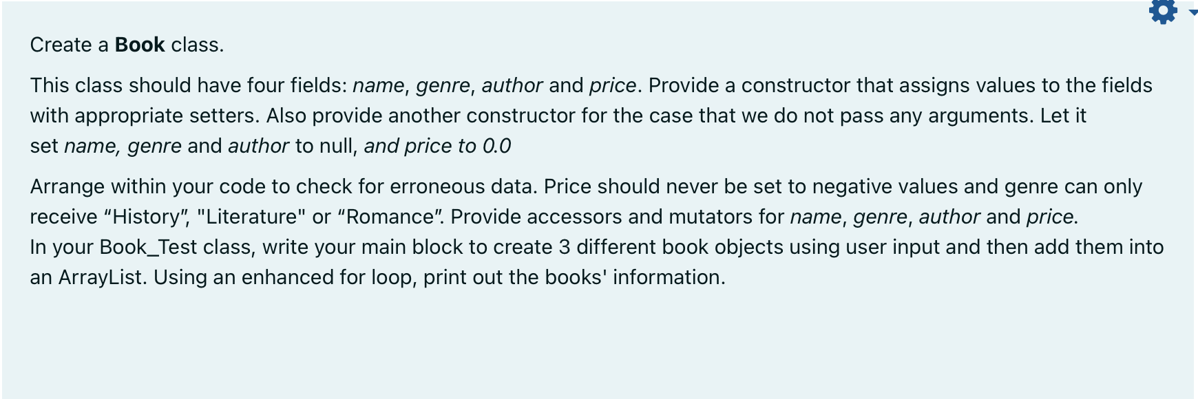 Solved JAVA PLEASE use IntelliJ IDEA to write | Chegg.com