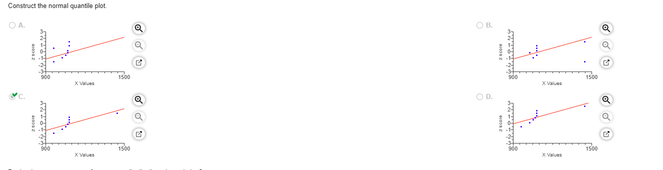 Solved List the z scores for the normal quantile | Chegg.com