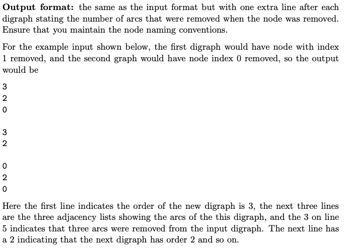 Solved Please write a python code that uses sys.stdin to | Chegg.com