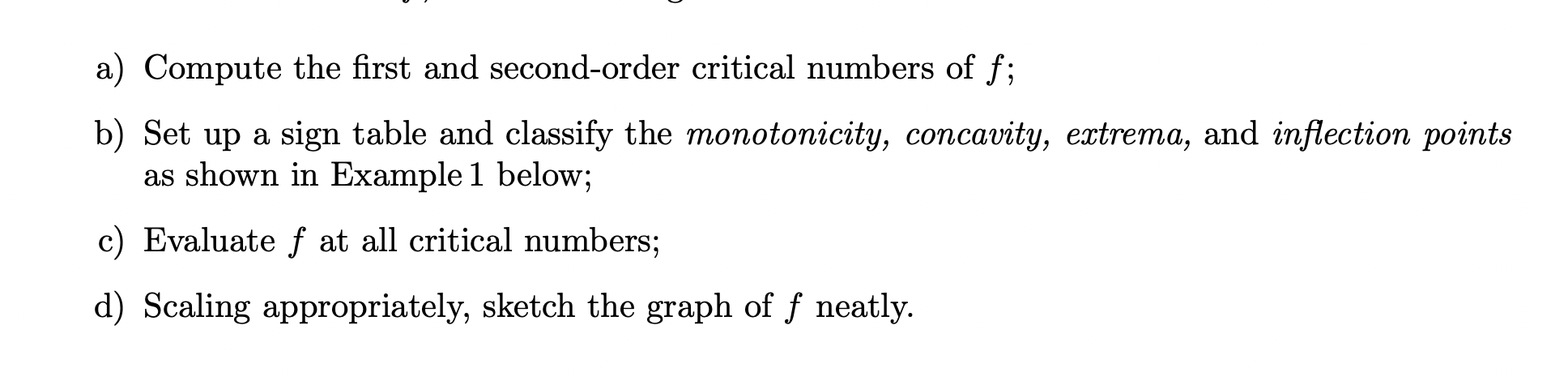 Solved a) Compute the first and second-order critical | Chegg.com