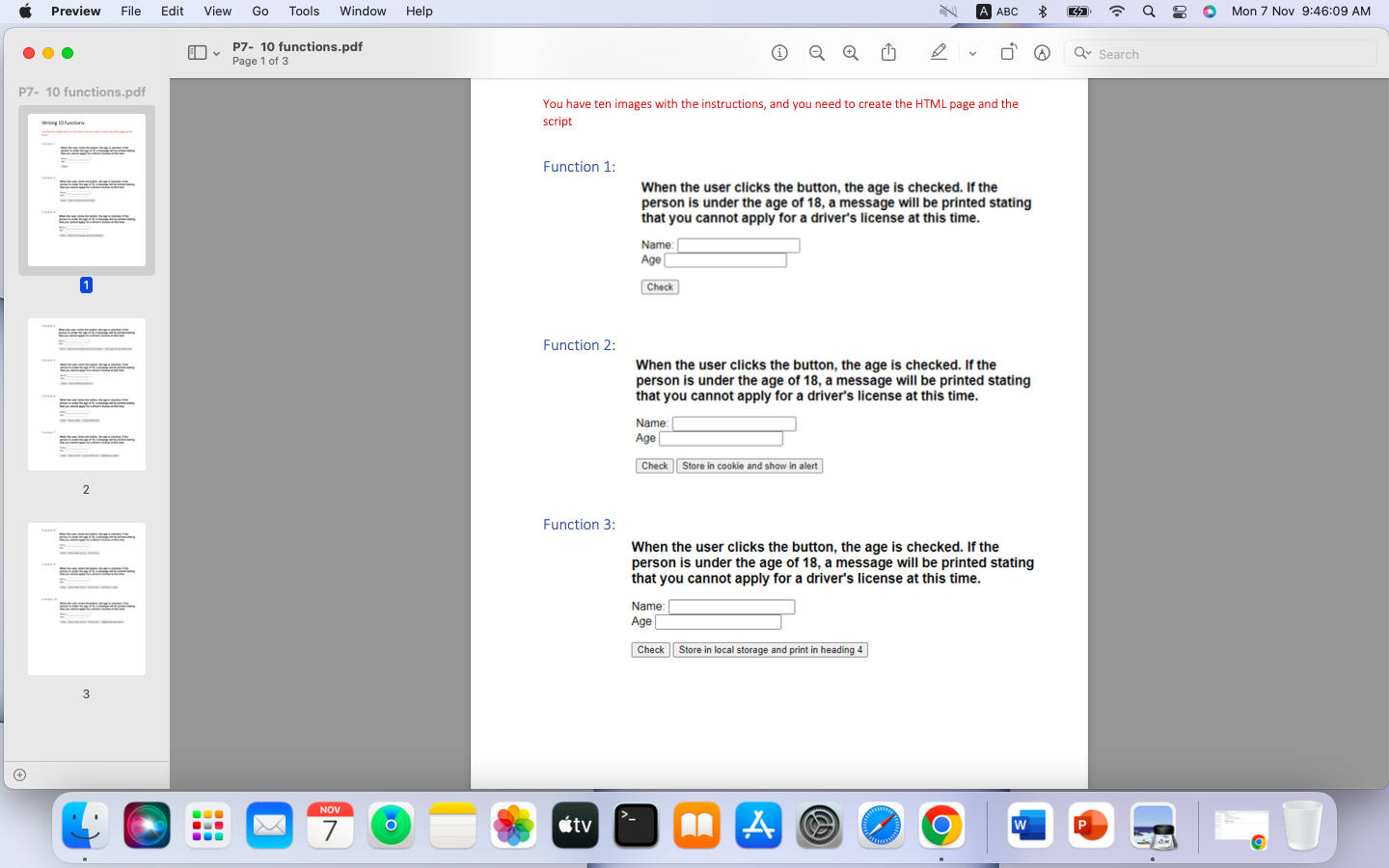 Solved You have ten images with the instructions, and you | Chegg.com