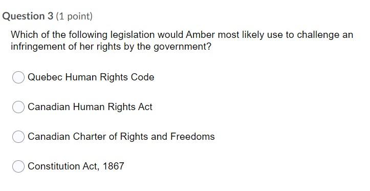 Solved Question 3 (1 point) Which of the following | Chegg.com