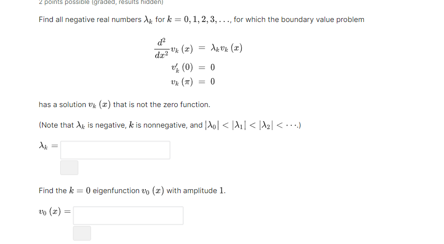 Solved 2 points possible (graded, results hidden) Find all | Chegg.com