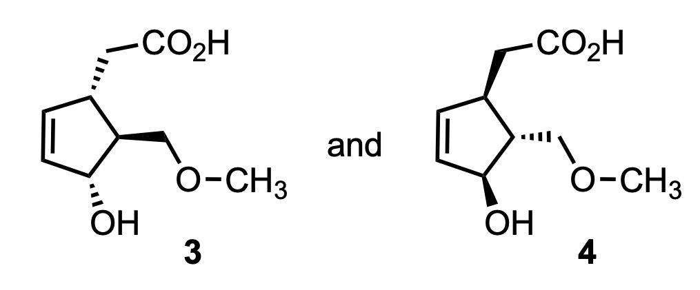 Solved -CO2H -CO2H and O-CH3 CH O-CH3 OH OH 3 4 | Chegg.com