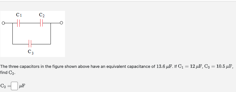 Solved The three capacitors in the figure shown above have | Chegg.com