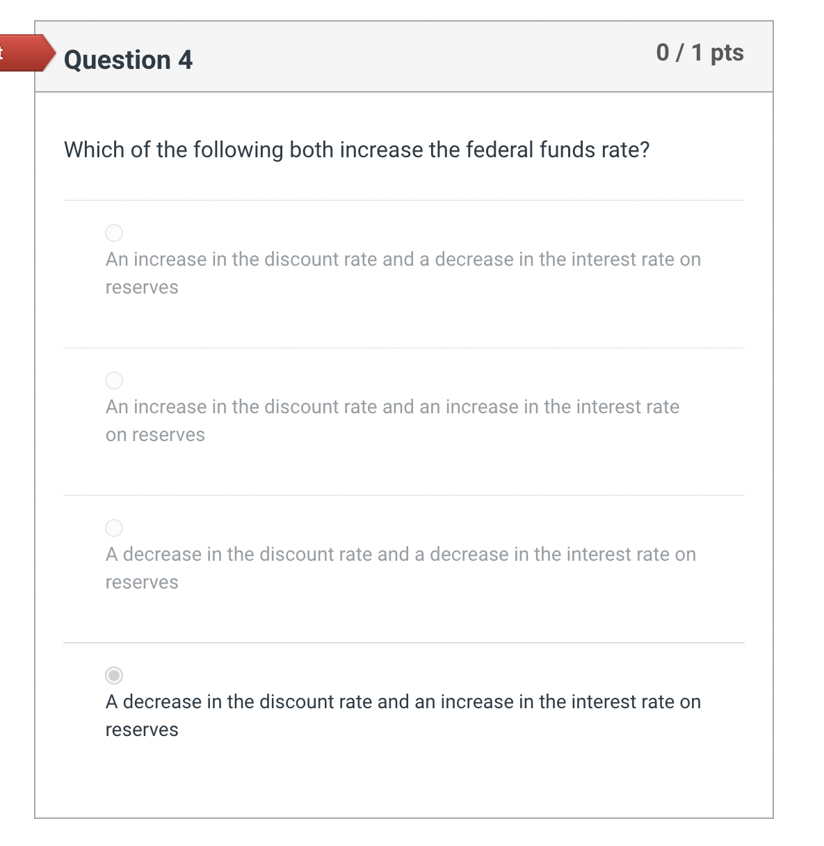Which of the following both increase the federal | Chegg.com