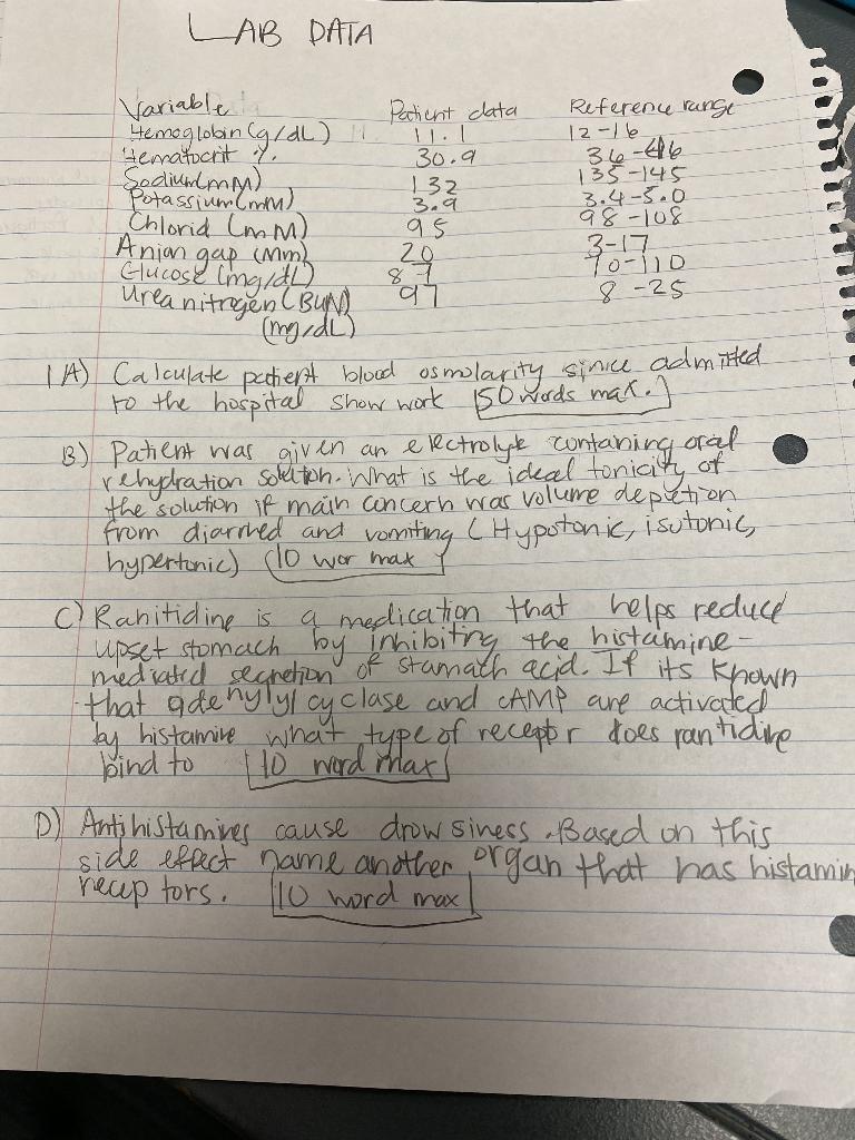 The questions (1A, 1B, 1C, 1D) can be found on the | Chegg.com