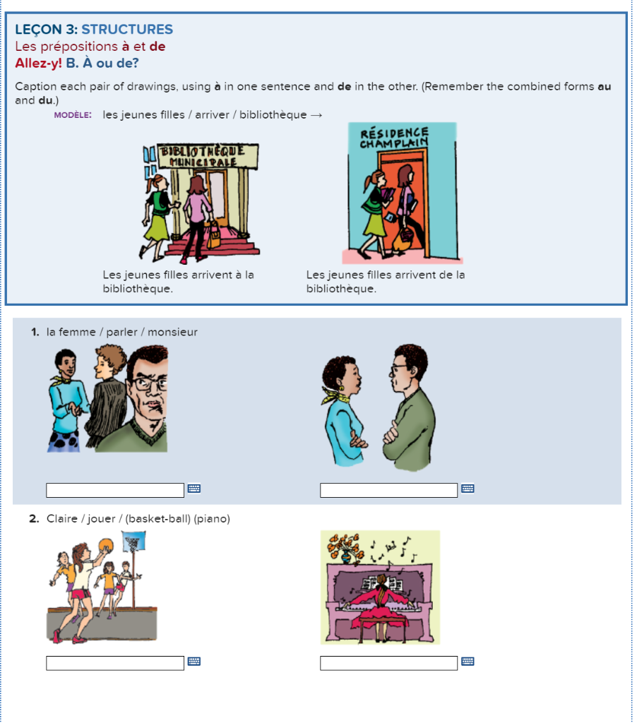 LEÇON 2: STRUCTURES Le verbe avoir Allez-y! E. Et les | Chegg.com