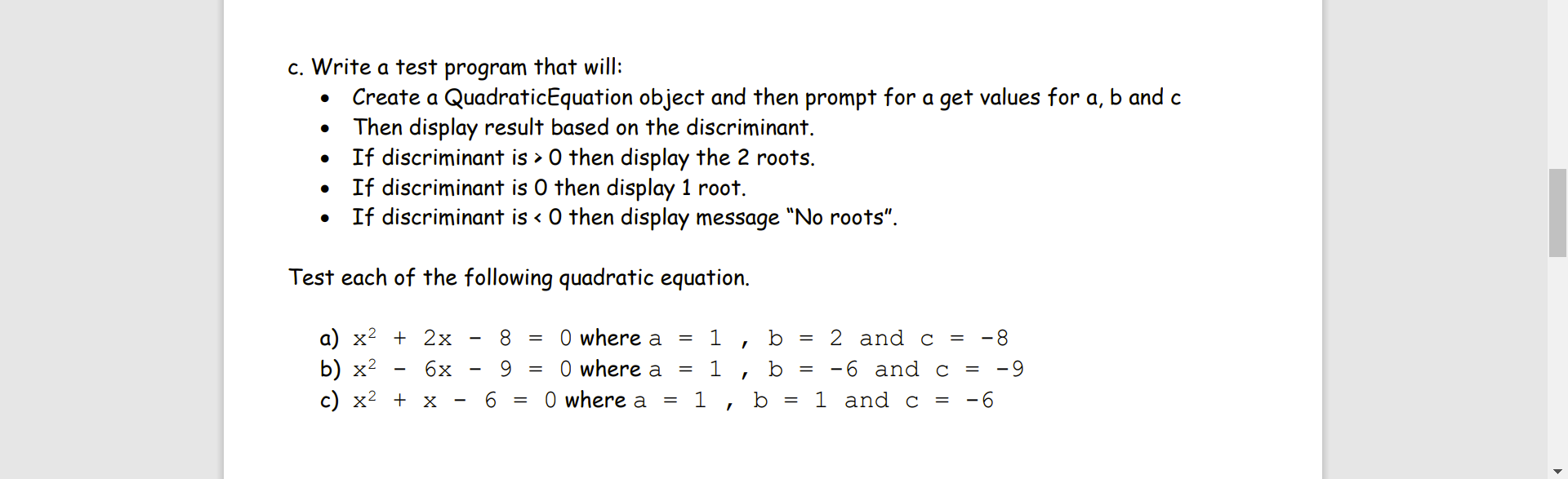 Solved a. Using UML notation, design a class called | Chegg.com