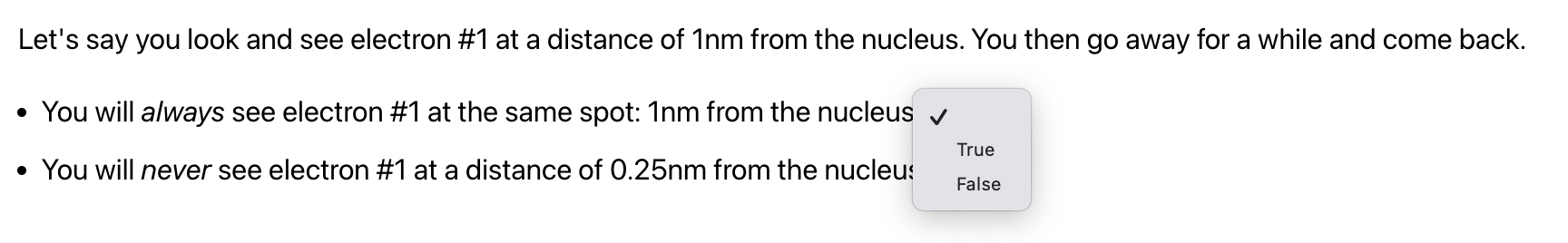 Solved The following questions concern an excited state of | Chegg.com