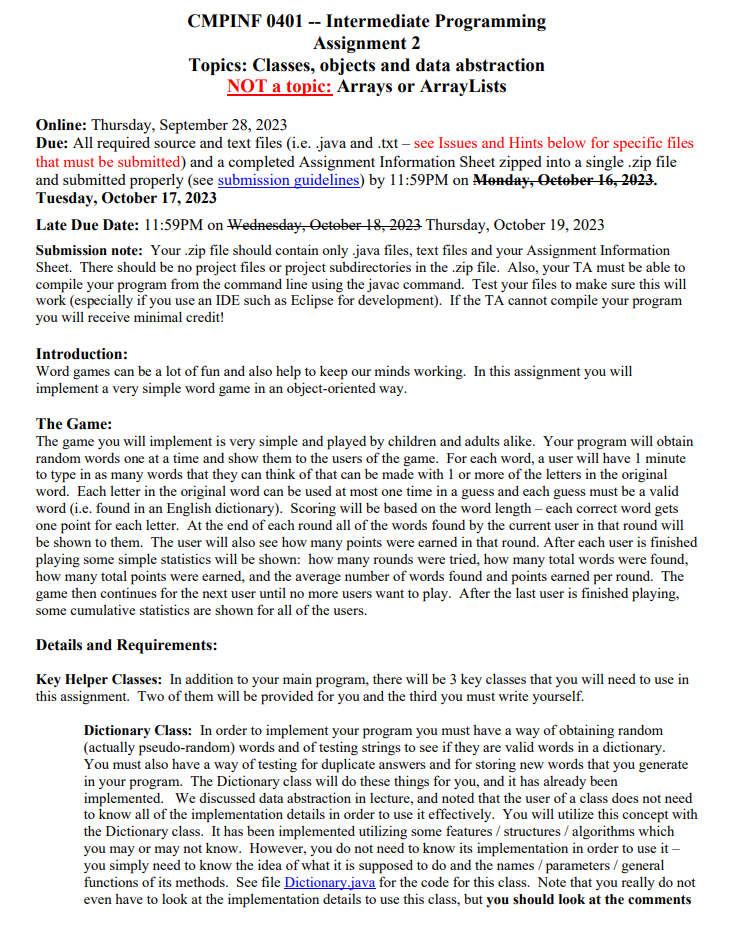 Solved Please Read Through All The Instructions And Provide 