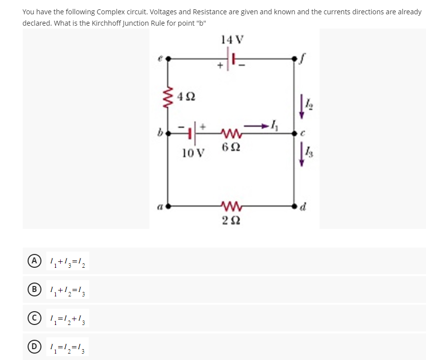 Solved You have the following Complex circuit. Voltages and | Chegg.com