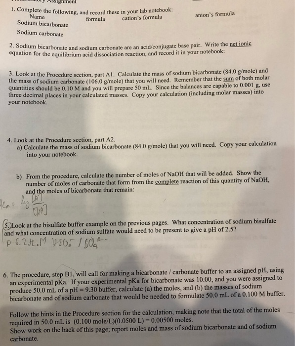 Solved SSignment 1. Complete the following, and record these | Chegg.com