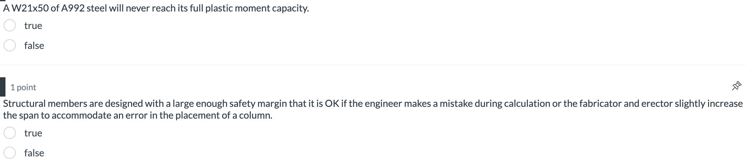 Solved A W21x50 of A992 steel will never reach its full | Chegg.com