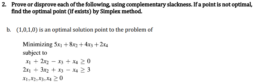 Solved 2. Prove or disprove each of the following using | Chegg.com