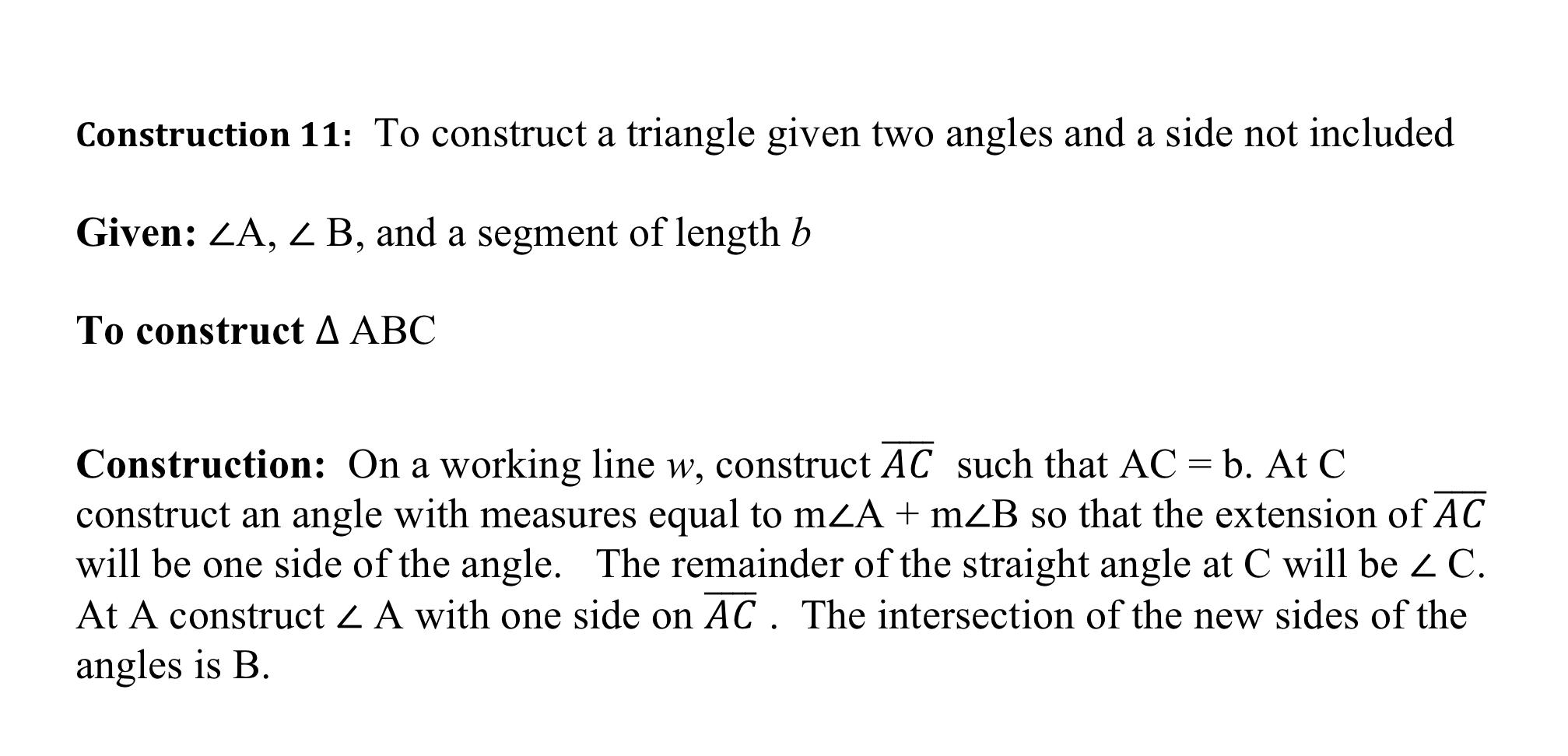 Solved Complete construction with straightedge and compass. | Chegg.com