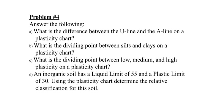 Solved Problem #4 Answer the following: a) What is the | Chegg.com