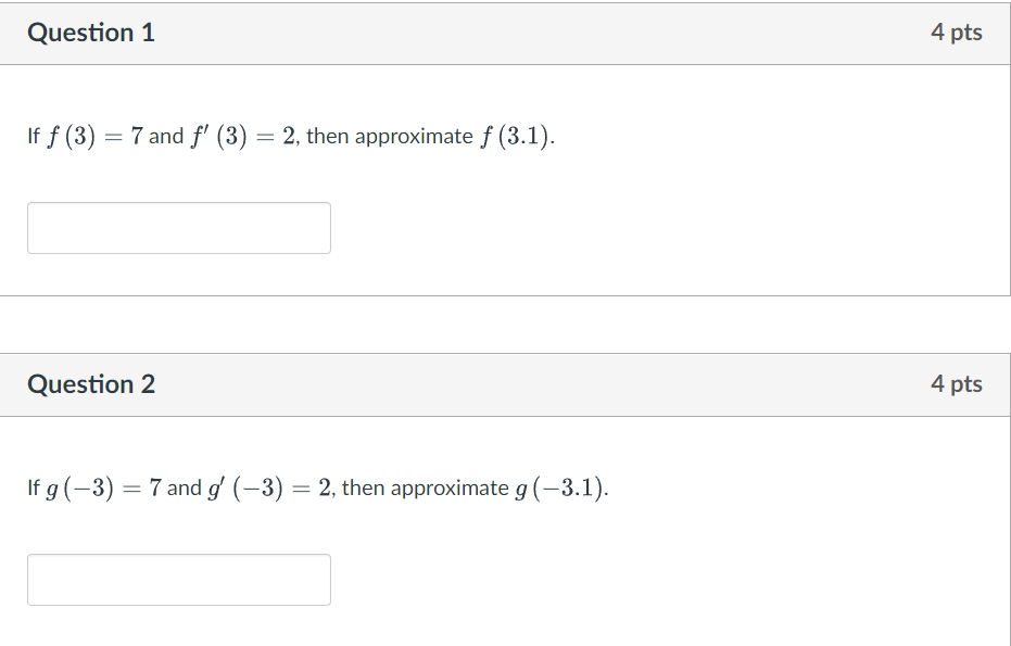 Solved Tangent Line Problems Use a tangent line to | Chegg.com