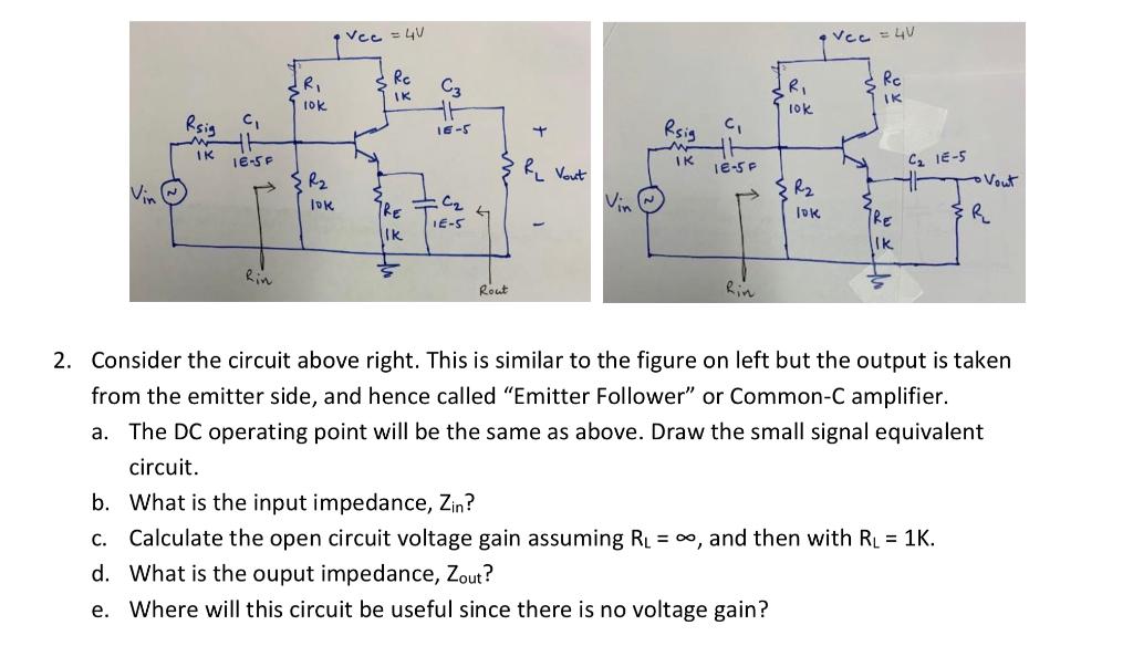 Solved 2. Consider the circuit above right. This is similar | Chegg.com