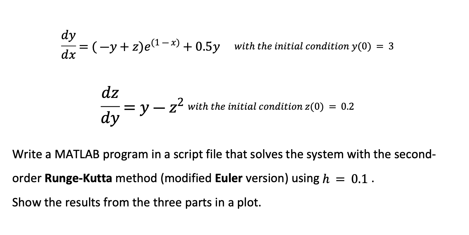 Consider the following initial value problem | Chegg.com