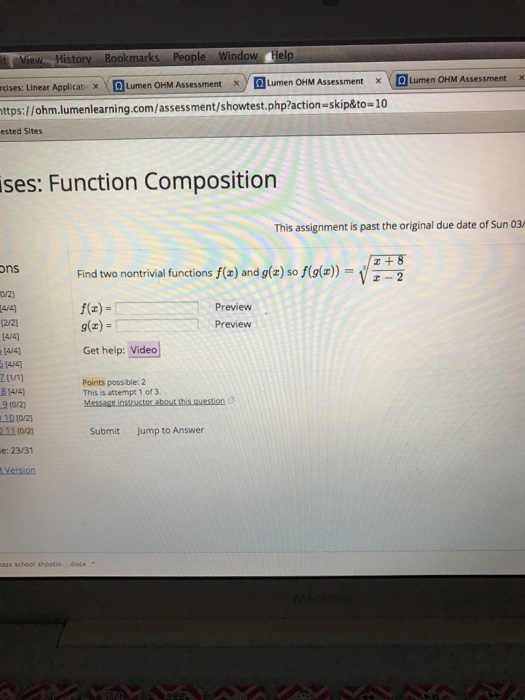 Solved x Lumen OHM AssessmentLumen OHM Assessmentx Lumen OHM | Chegg.com