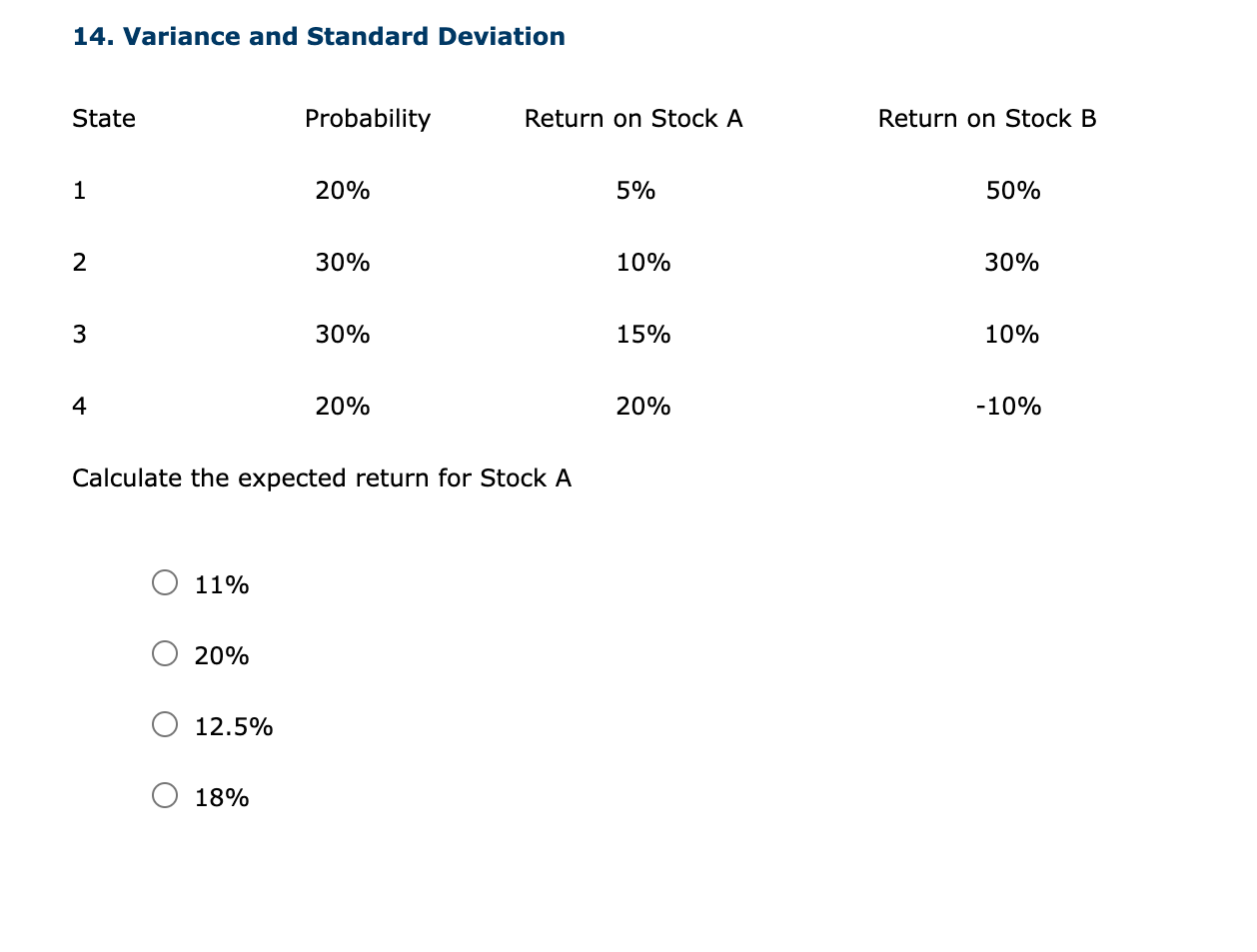 Solved Variance and Standard | Chegg.com