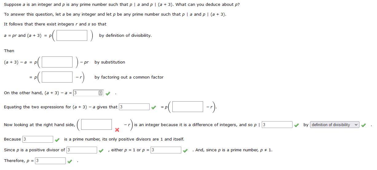 Solved Suppose a is an integer and p is any prime number | Chegg.com