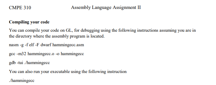Solved Assignment Description: Hamming (8,4) Error | Chegg.com