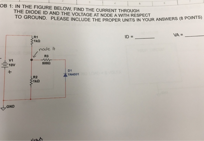 Solved IN THE FIGURE BELOW, FIND THE CURRENT THROUGH THE | Chegg.com
