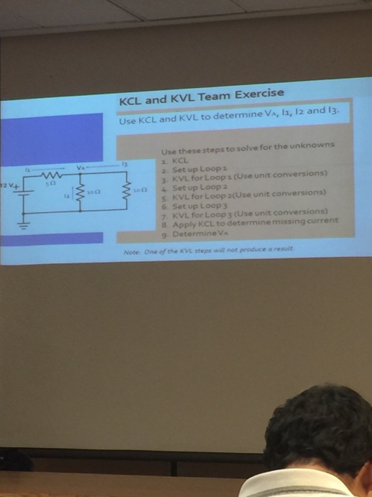 Solved KCL and KVL Team Exercise Use KCL and KVL to | Chegg.com