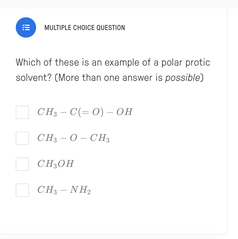 Solved MULTIPLE CHOICE QUESTION Which of these is an example | Chegg.com