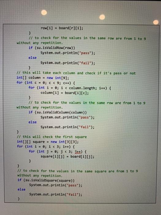 Solved Sudoku • Create a Constructor and Initialize an int | Chegg.com